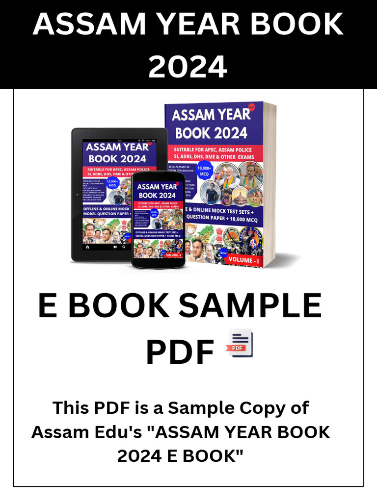 Assam Year Book Sample | PDF