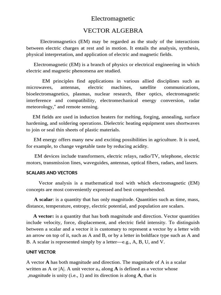 Electromagnetic | PDF