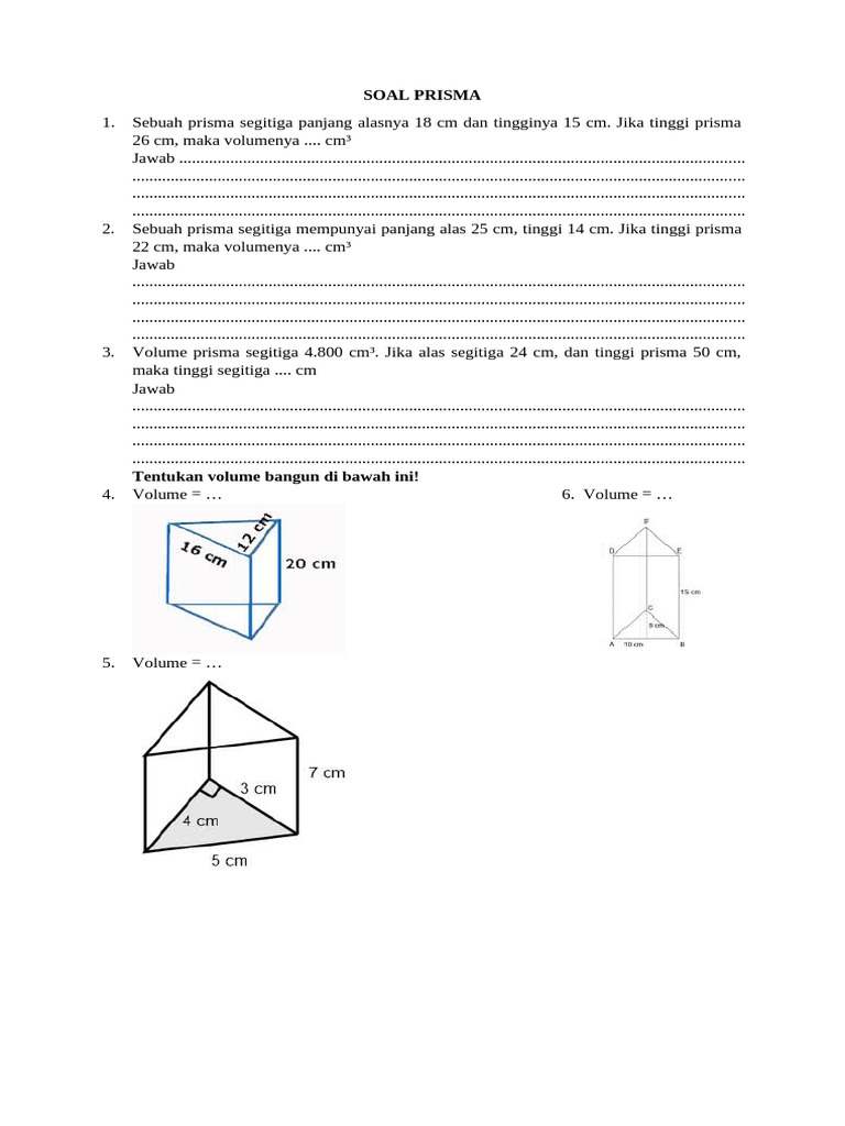 Soal Prisma | PDF