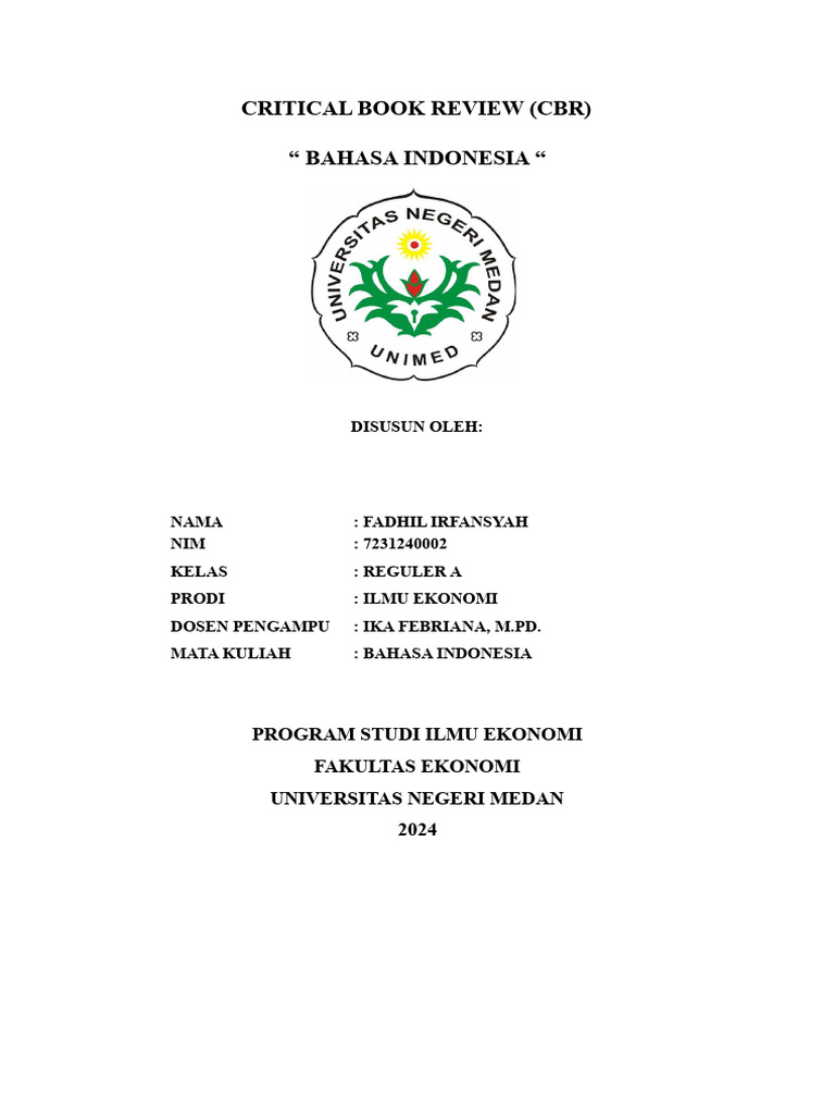 CBR - Bahasa Indonesia Unimed | PDF