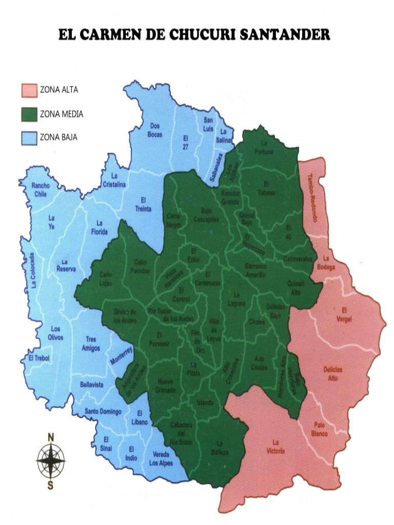 3082 - Mapa de El Carmen de Chucuri1 | PDF