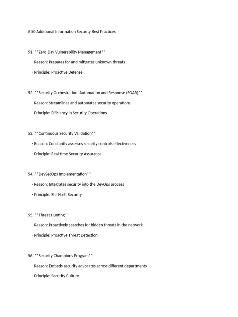 Information Security Best Practices Part 2 Pdf