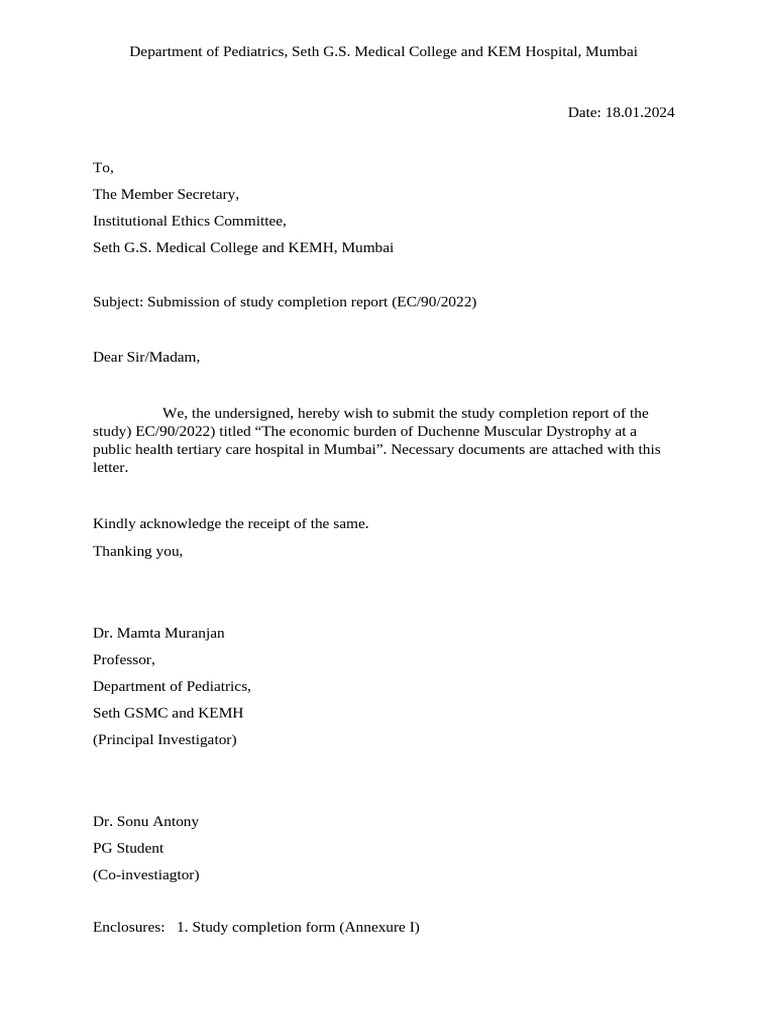 Iec Covering Letter | PDF