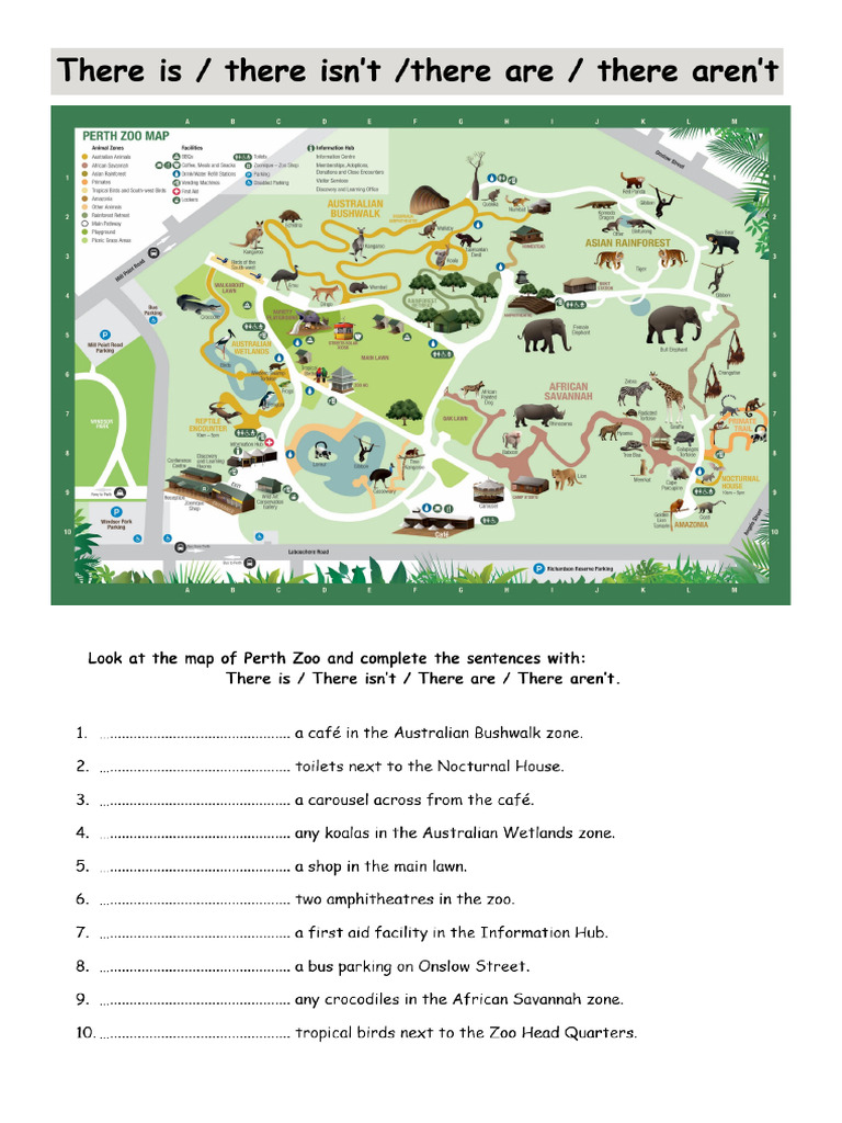 There Is There Isnt There Are There Arent Fun Activities Games TBL Task ...