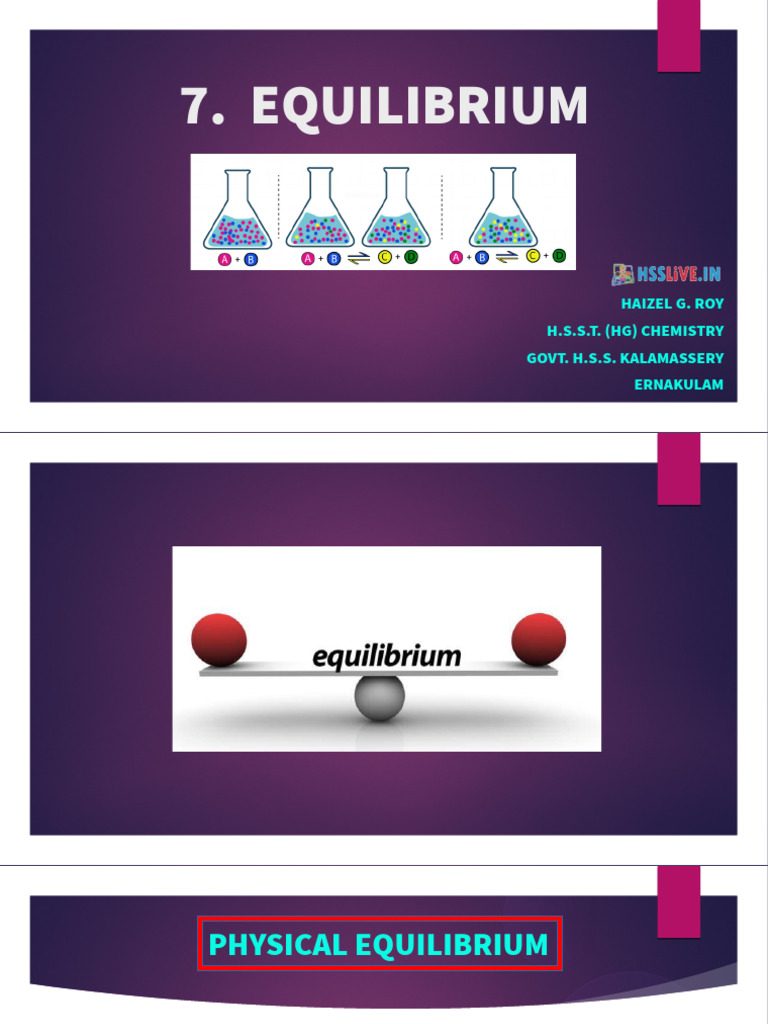 Hsslive 7. Equilibrium Signed | PDF