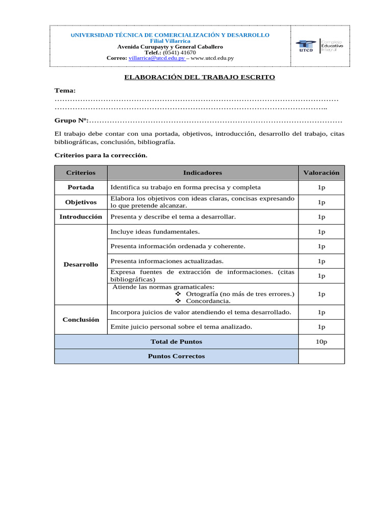 Indicadores para Trabajo Practico | PDF