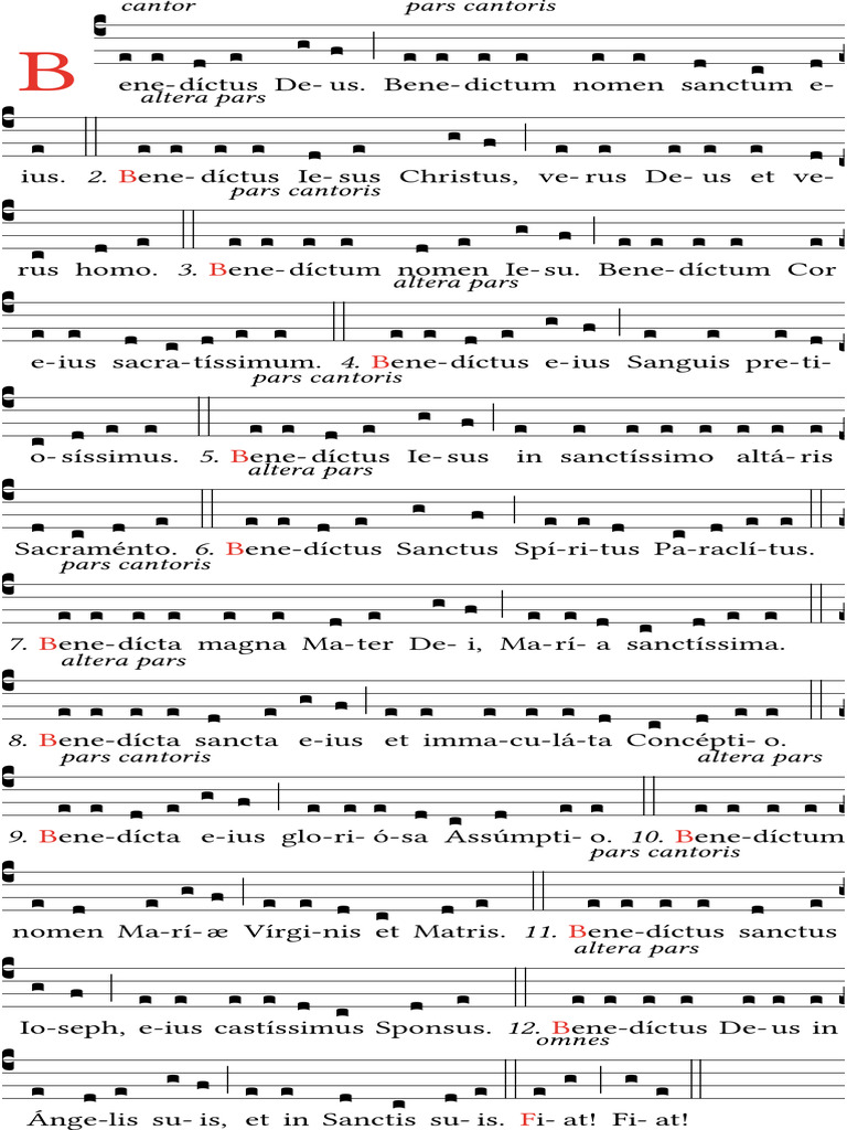 Va - Benedictus Deus (Laudes Divinae) | PDF