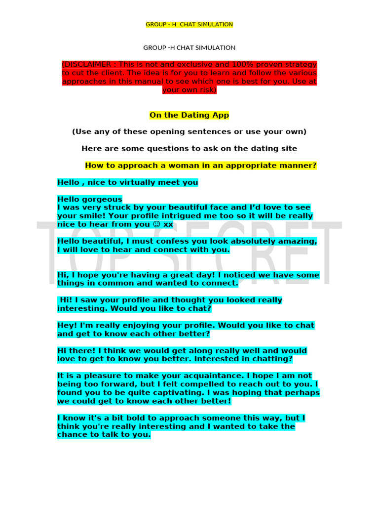 Revised Liang Cai's - Group H-Simulation | PDF