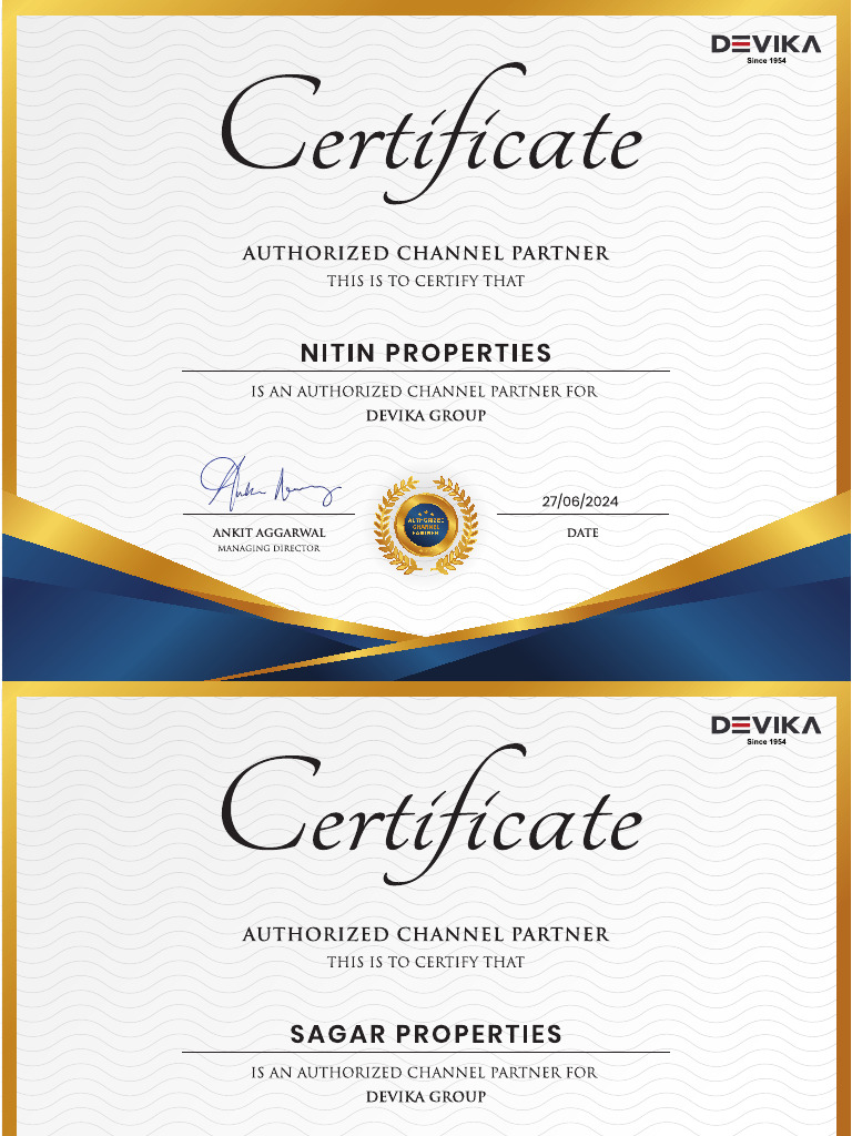 Authorized Channel Partner Certificate Print | PDF