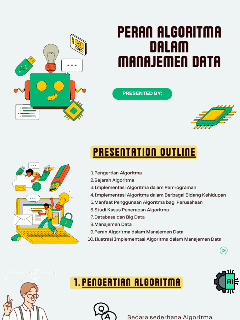 Peran Algoritma Dalam Manajemen Data | PDF