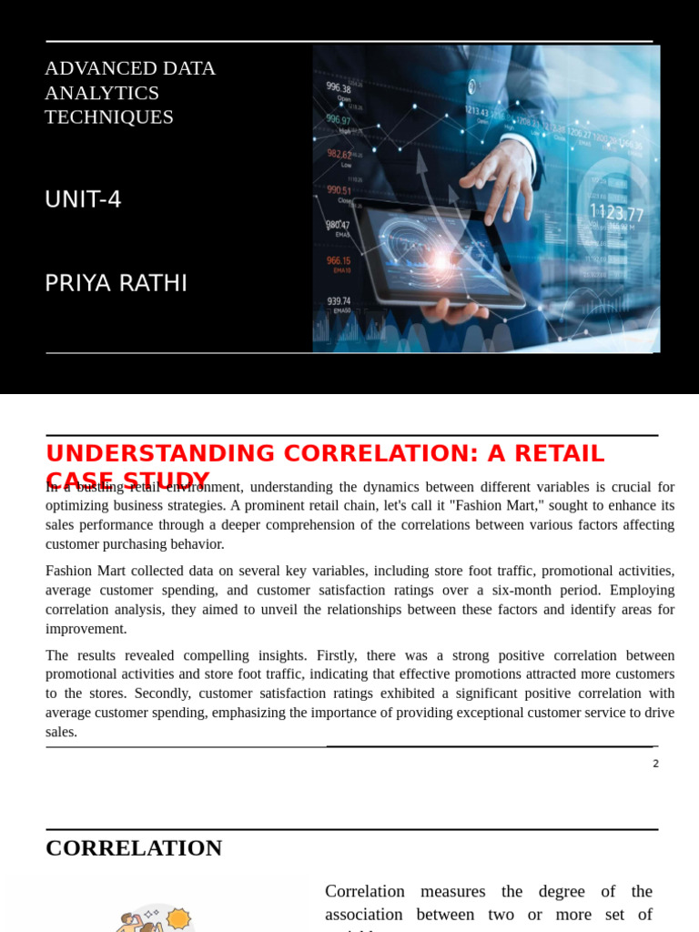 Module-4-Advanced Data Analytics Techniques-BRM - Dr. Arvinder Kaur | PDF