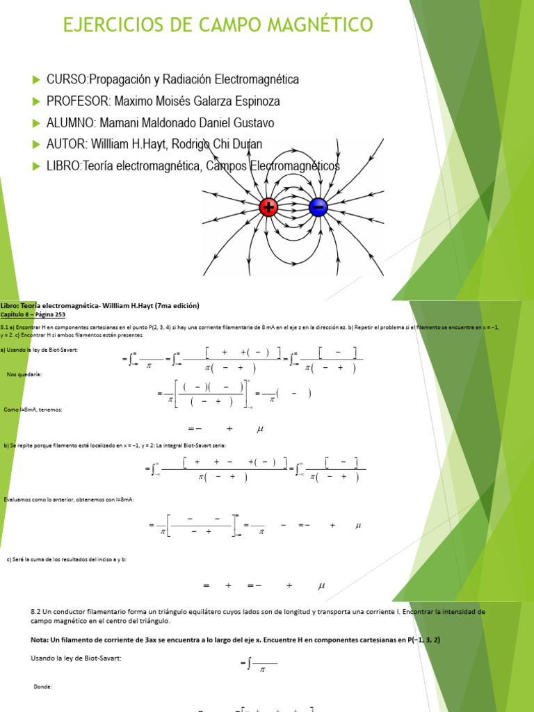 Ejercicios Campo Magnetico | PDF