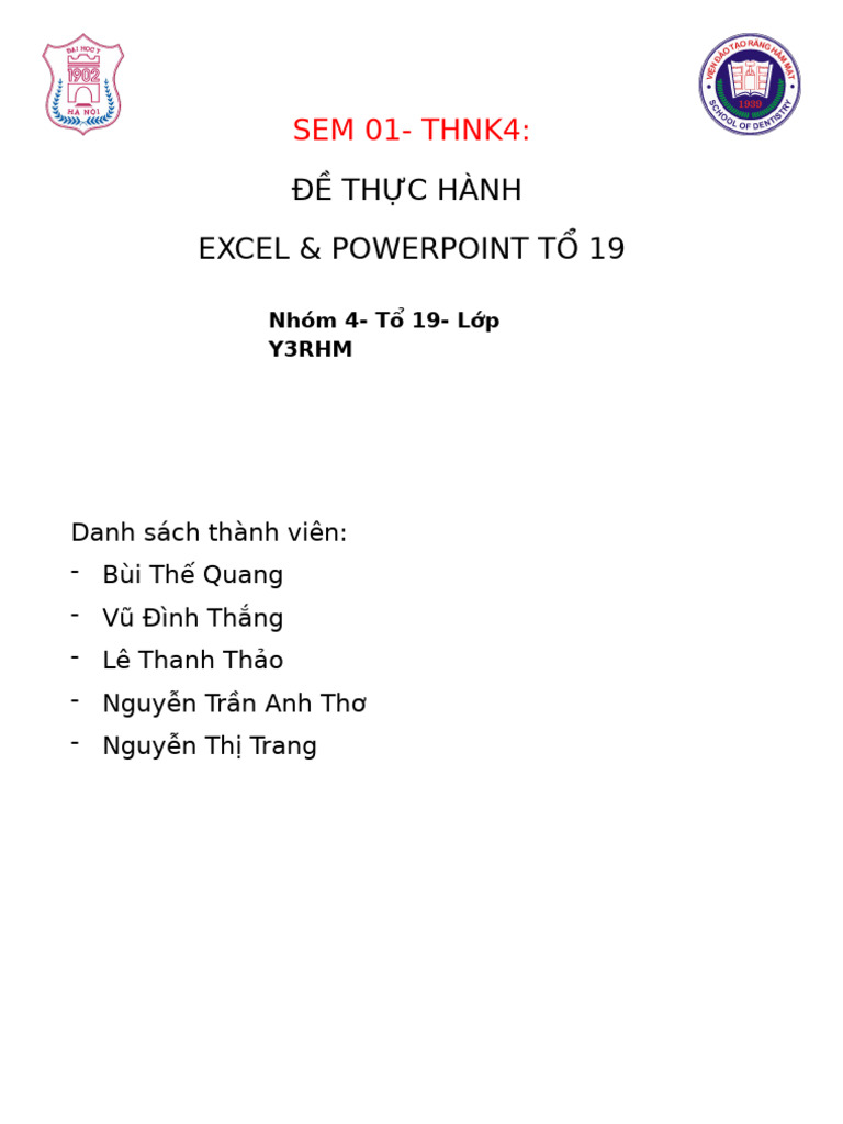 Slide BTVN EXcell | PDF