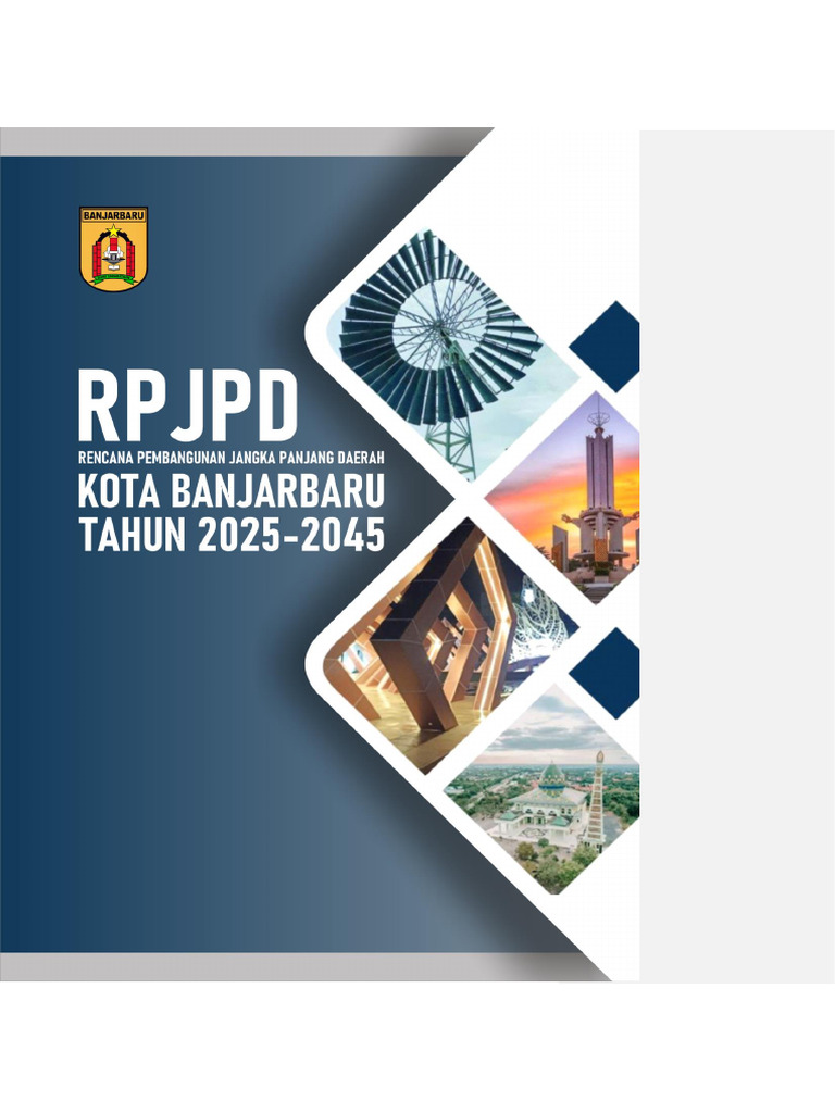 RPJPD Kota Banjarbaru Tahun 2025-2045 (Revised) - FINAL Edit Evaluasi Ranperda 20082024 | PDF