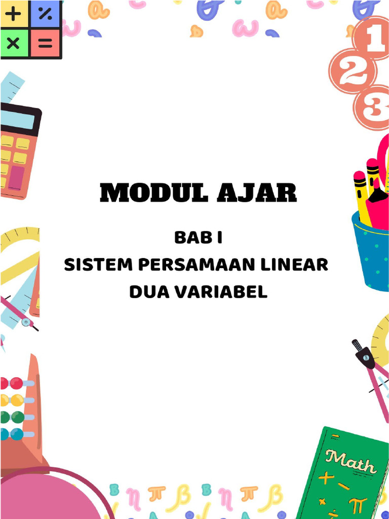 Modul Sistem Persamaan Linear Dua Variabel | PDF