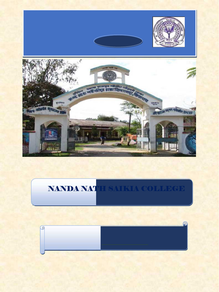 Prospectus: Nanda Nath Saikia College | PDF