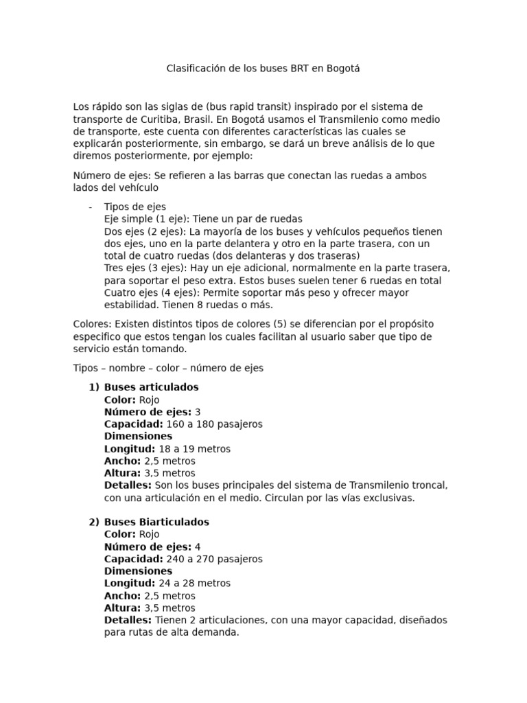 BRT y Mapa Conceptual | PDF