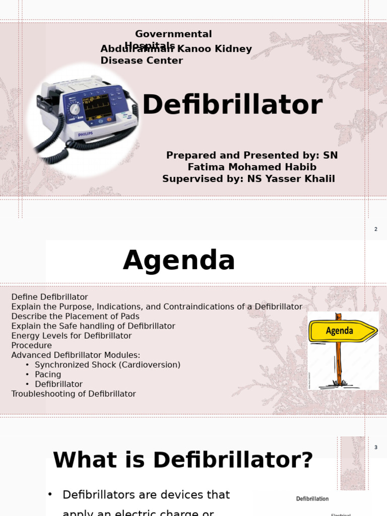Defibrillator | PDF
