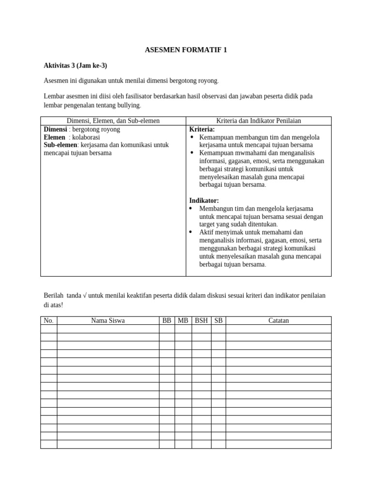 Asesmen Formatif 2 | PDF