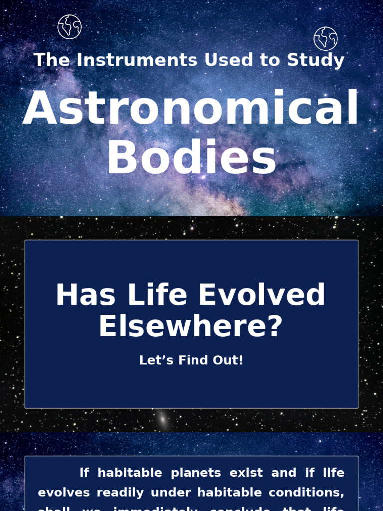 Blue Modern Astronomy Presentation | PDF