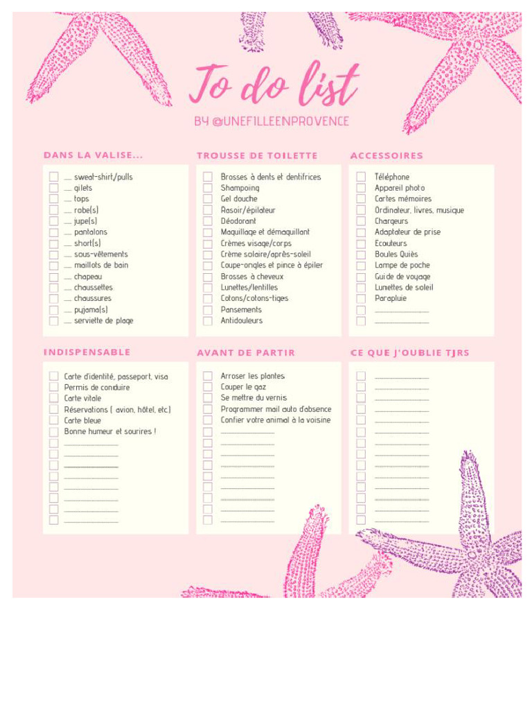 Liste Vacances | PDF