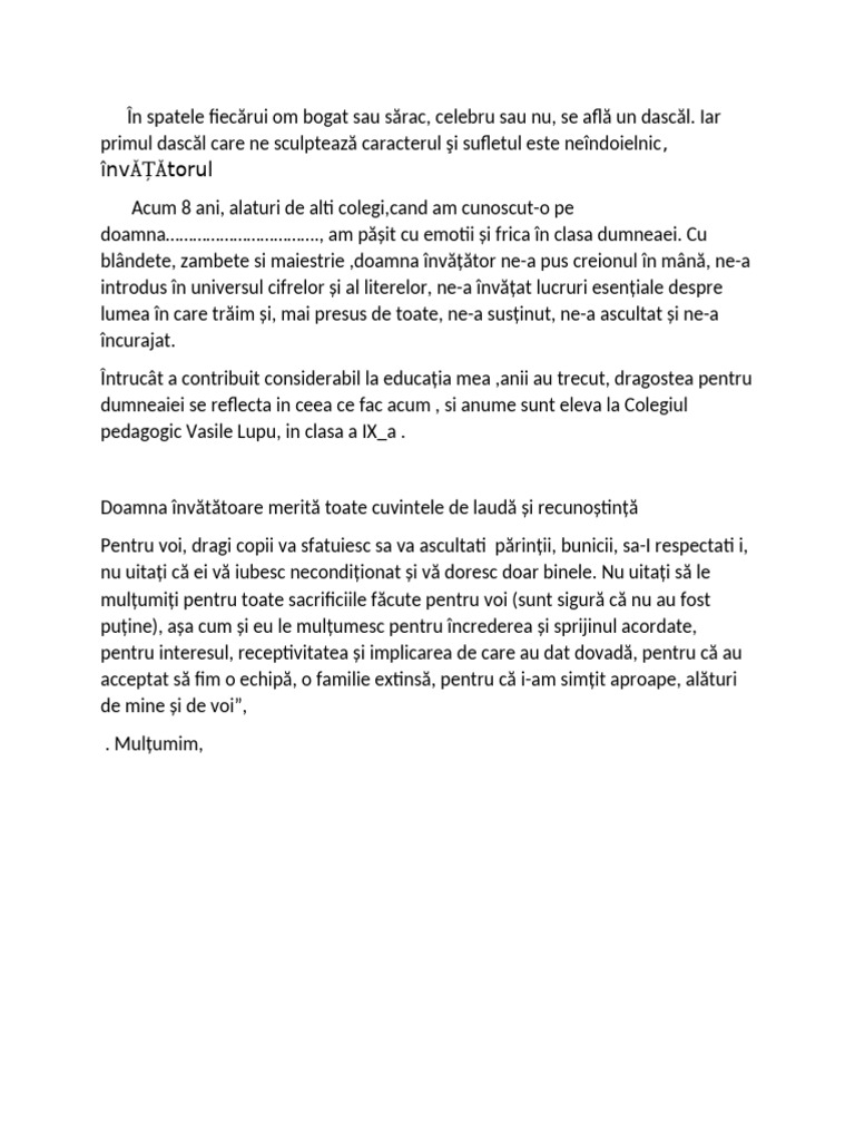 pt invatatoare | PDF