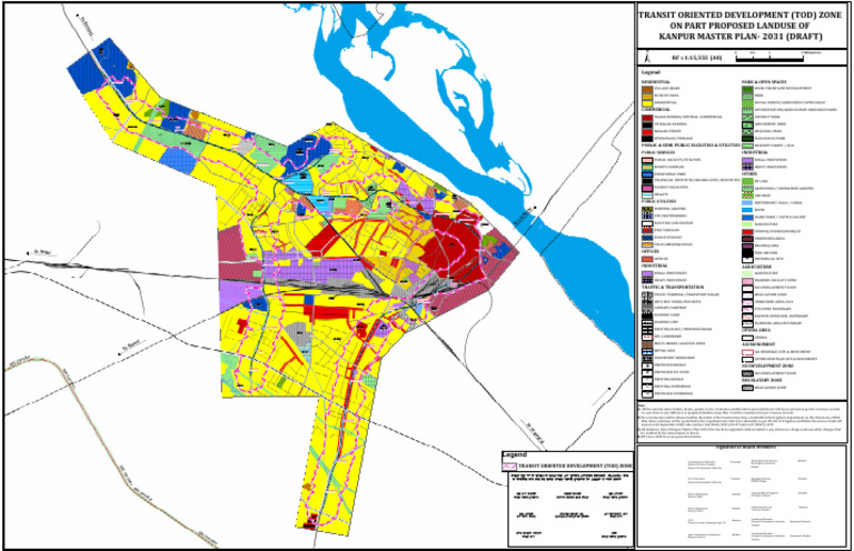 Tod Zone On Proposed Landuse of Kanpur Master Plan 2031 Draft | PDF
