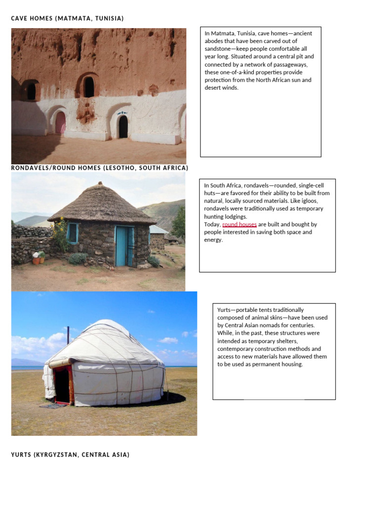 Different Homes Projecy For Class 4 | PDF