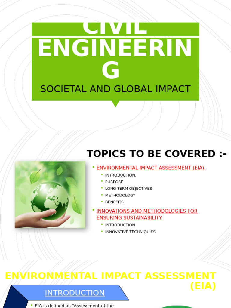 Environmental Impact Assessment Guide | PDF | Environmental Impact ...