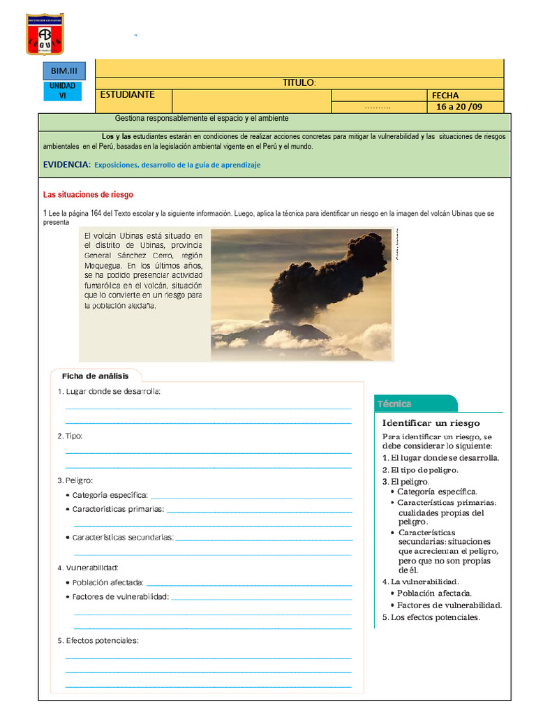 Ficha de Aprendizaje 7 5° | PDF