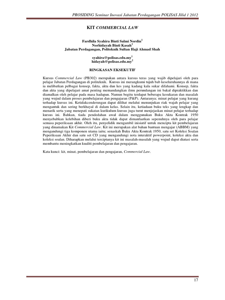 Kit_Commercial_Law | PDF