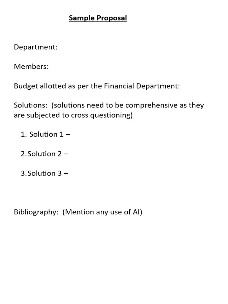 Sample Proposal | PDF