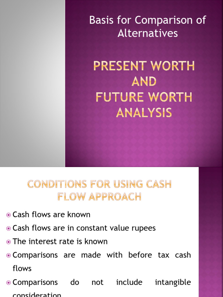 3-Present and Future Worth Methods | PDF