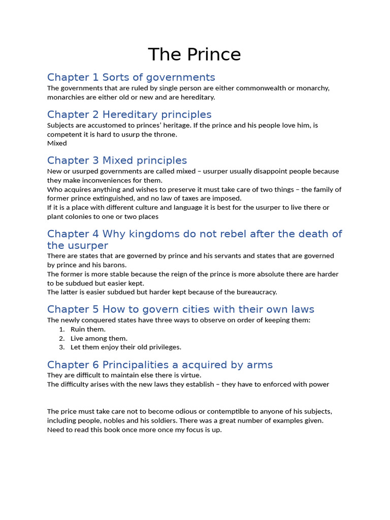 The Prince | PDF