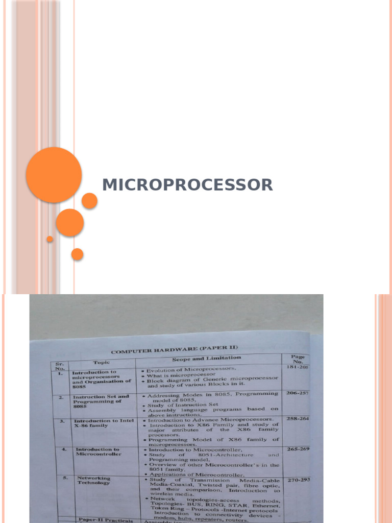 12th CS2-2 Microprocessor 1 | PDF