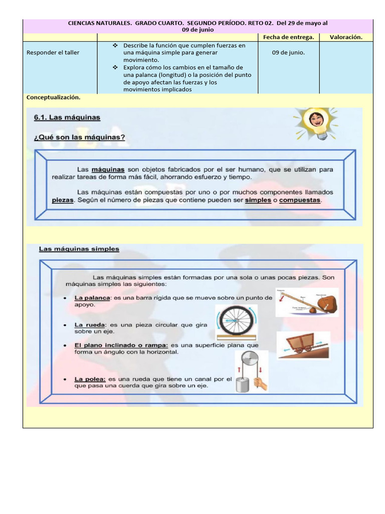 Reto 2. Ciencias Naturales Segundo Periodo | PDF