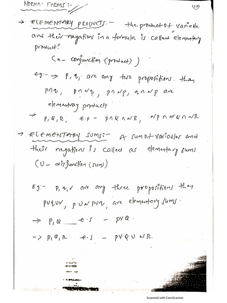 Mfcs UNIT-1 PART-2 | PDF