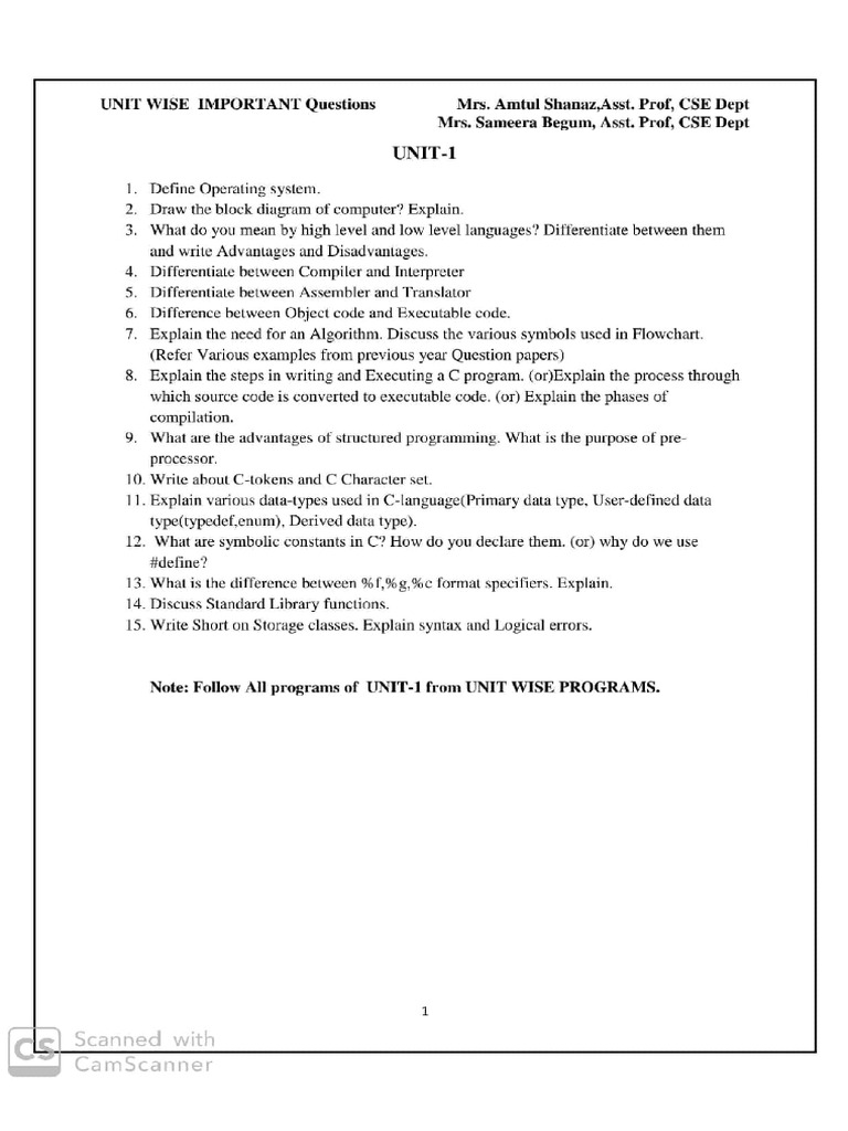 Deccan College PPS Important Questions | PDF