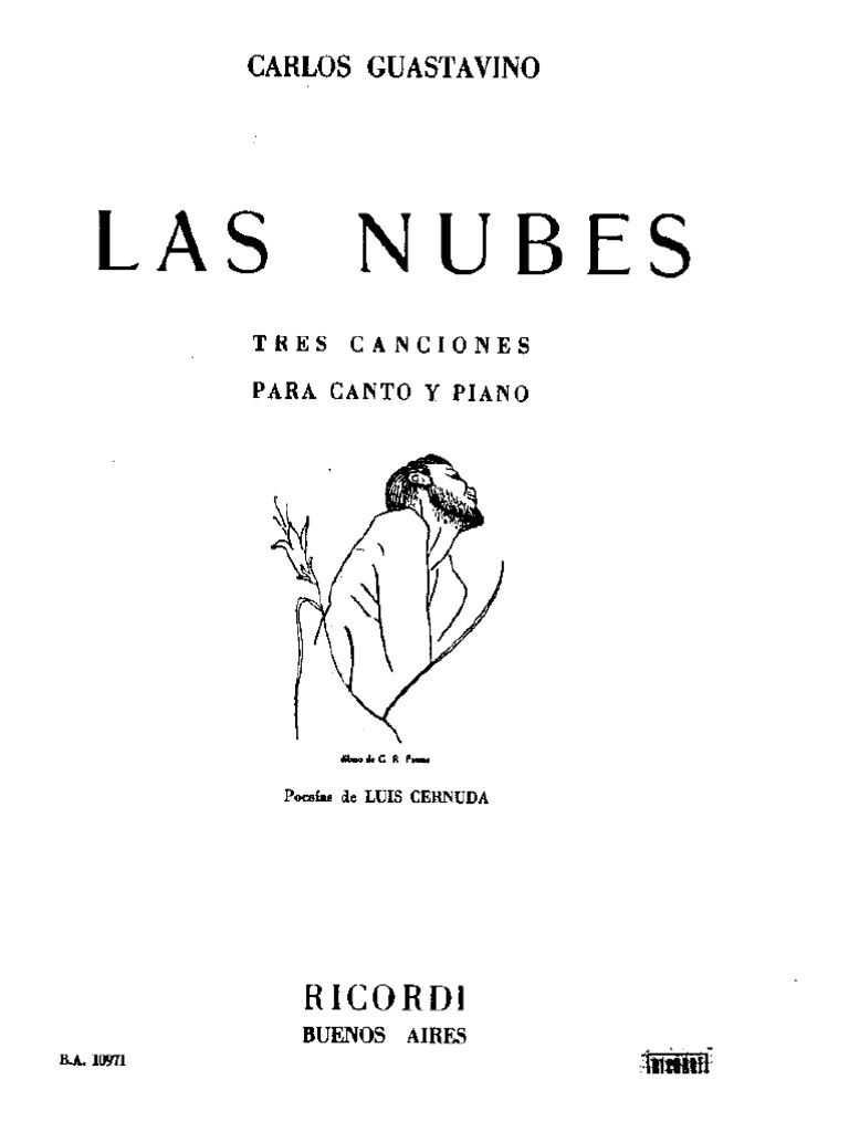 Guastavino Canc Las Nubes | PDF