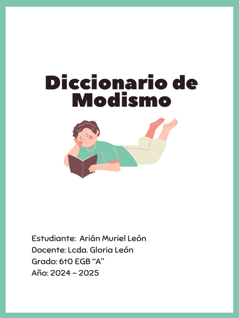 Diccionario de Modismo | PDF