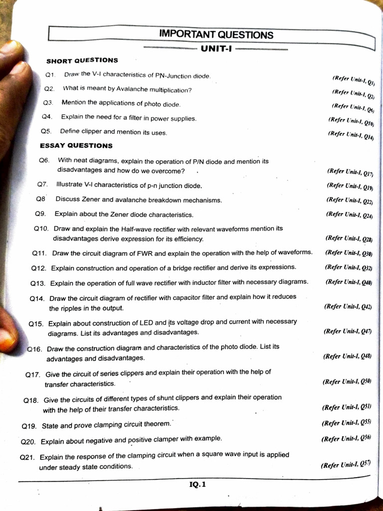 ISL College Ae - Imp.questions | PDF | Field Effect Transistor ...