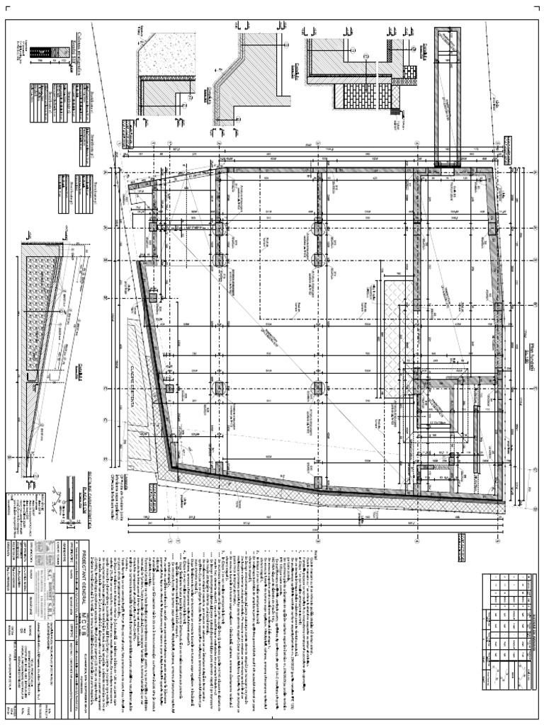 R-101-Plan Fundații Și Detalii | PDF