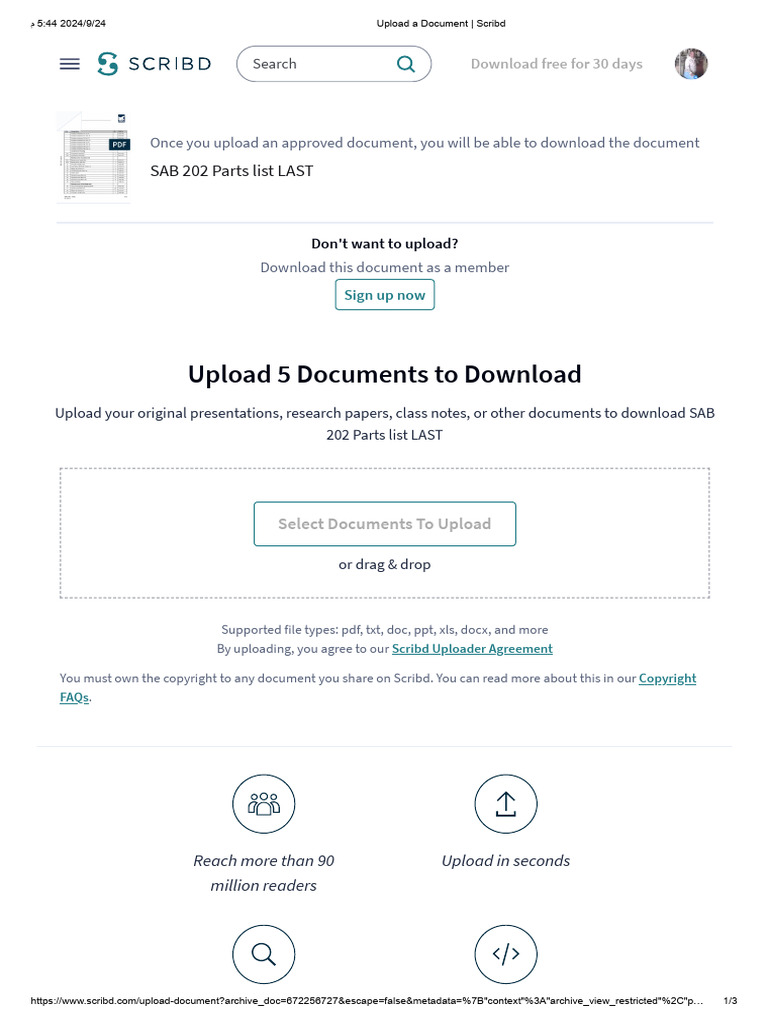 Upload A Document - Scribd | PDF