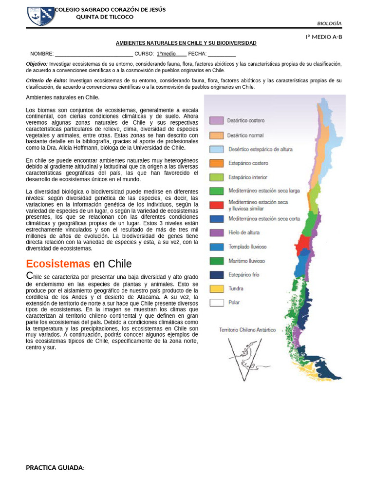Guía Ecosistemas De Chile Pdf