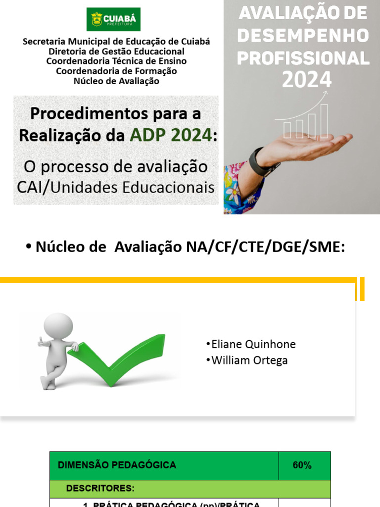 ORIENTAÇÕES ADP 2024 (Unidades) | PDF