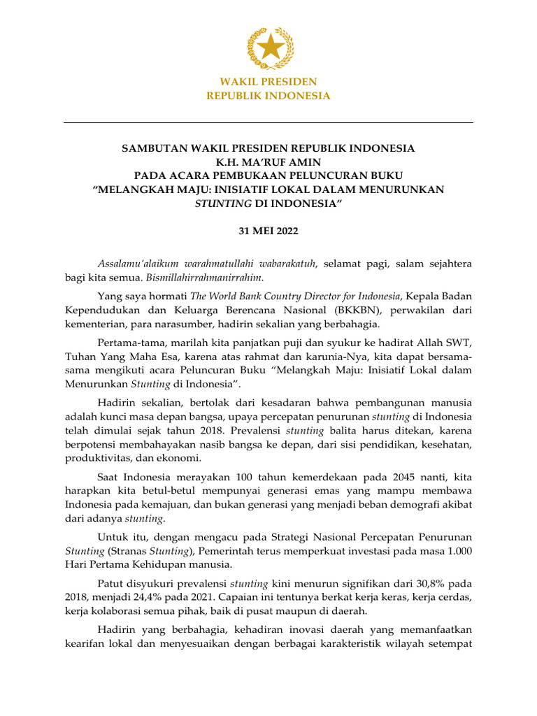 Peluncuran Buku - Melangkah Maju Inisiatif Lokal Dalam Menurunkan ...