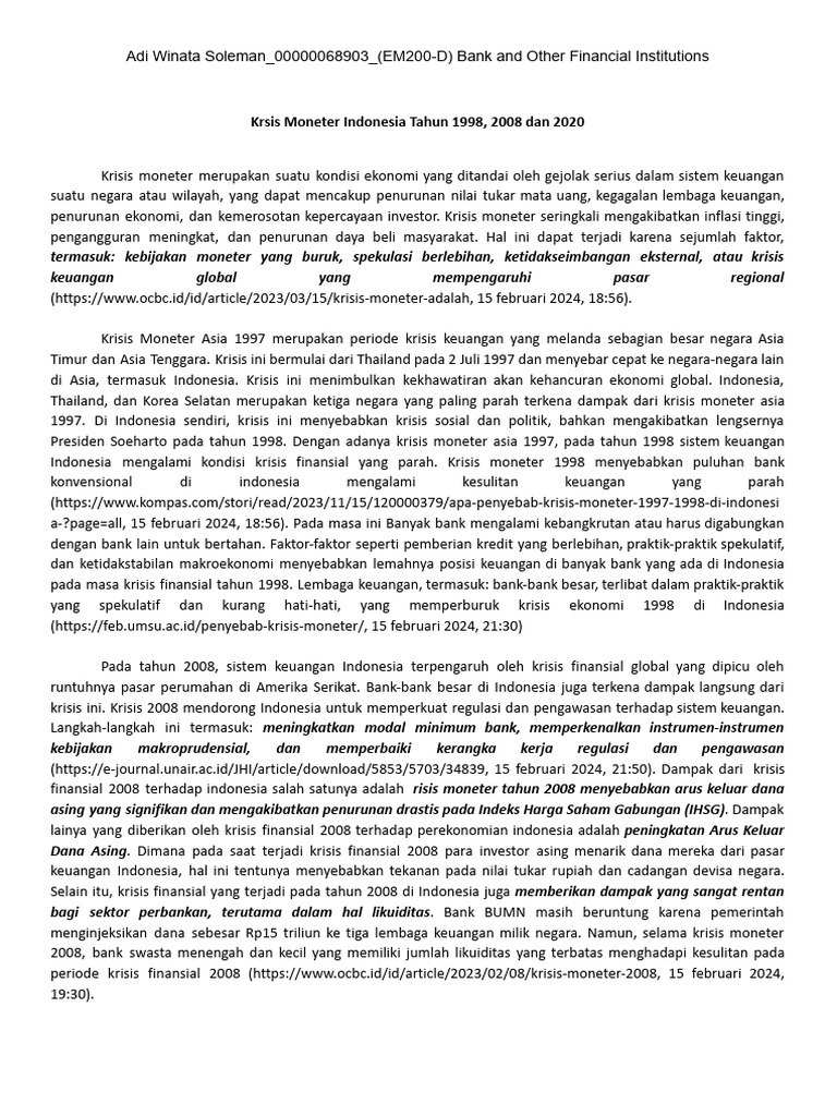 Adi Winata Soleman - 00000068903 - (EM200-D) Bank and Other Financial ...