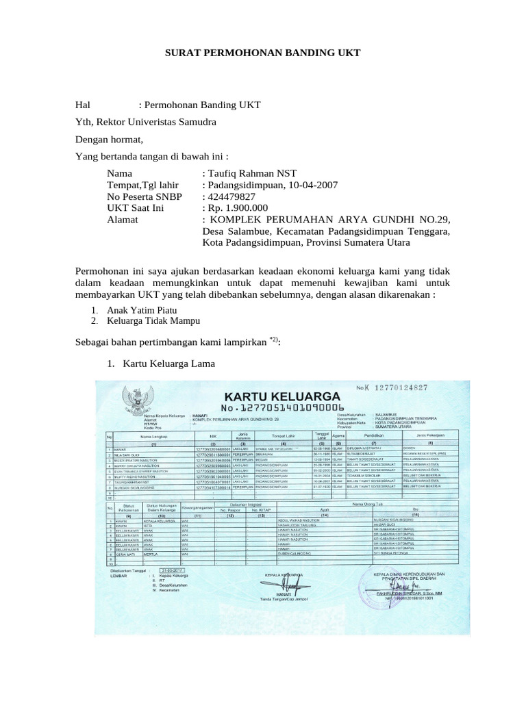 Ukt Aju Banding | PDF