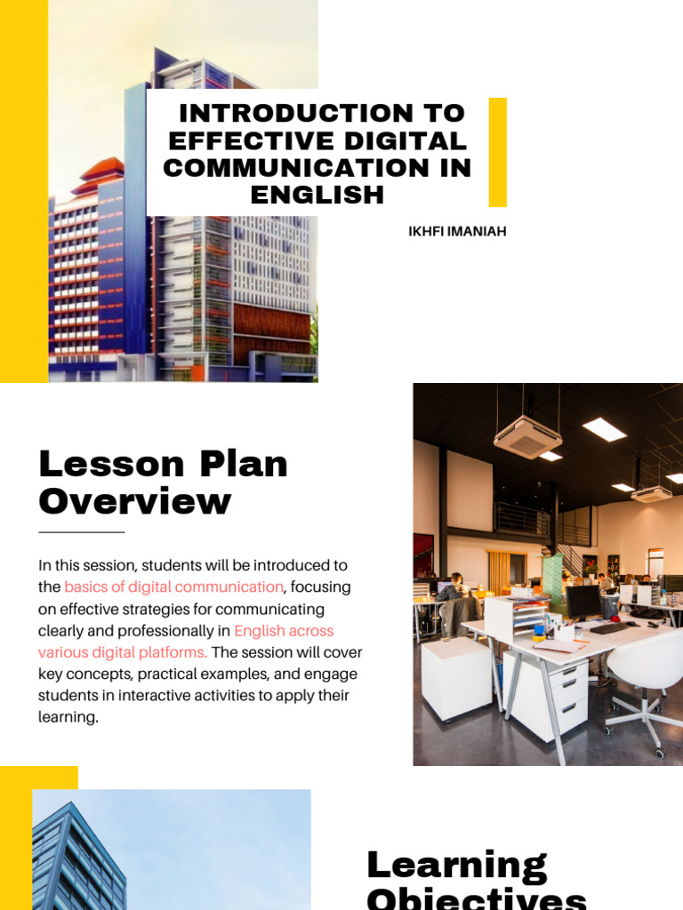 Introduction to Effective Digital Communication in English | PDF