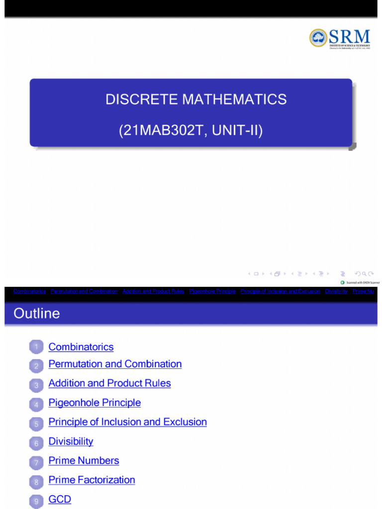 21mab302t DM Unit 2 | PDF